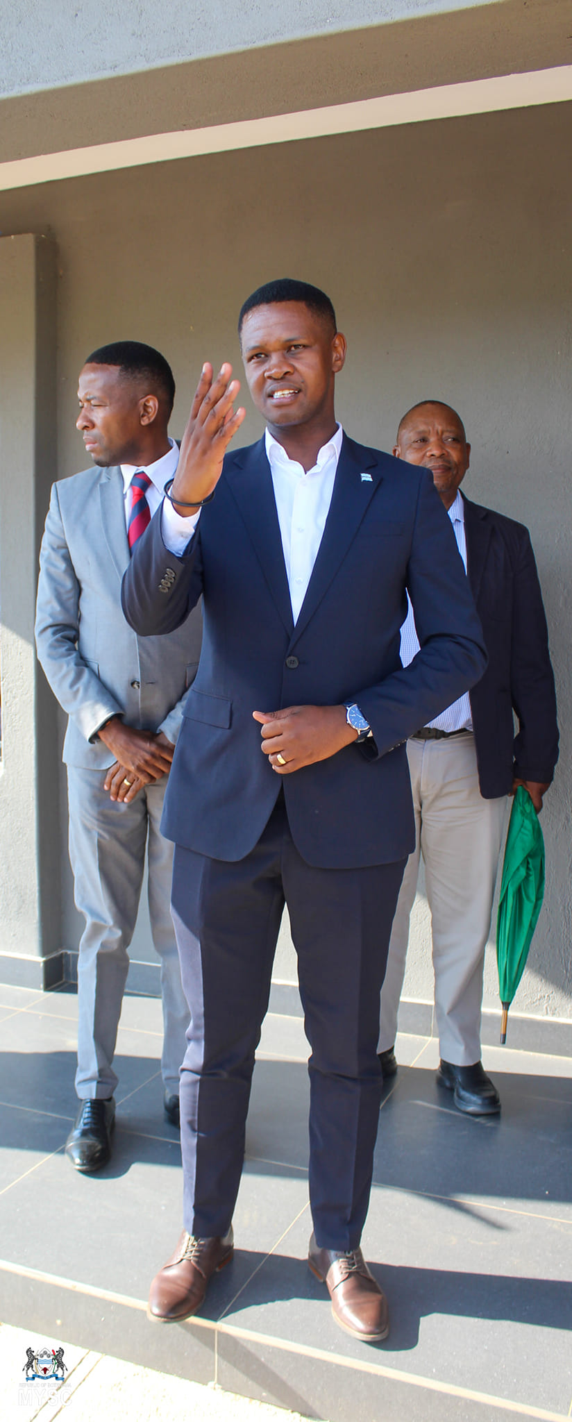 Botswana Minister Rakgare visits Dinaledi Soccer Academy