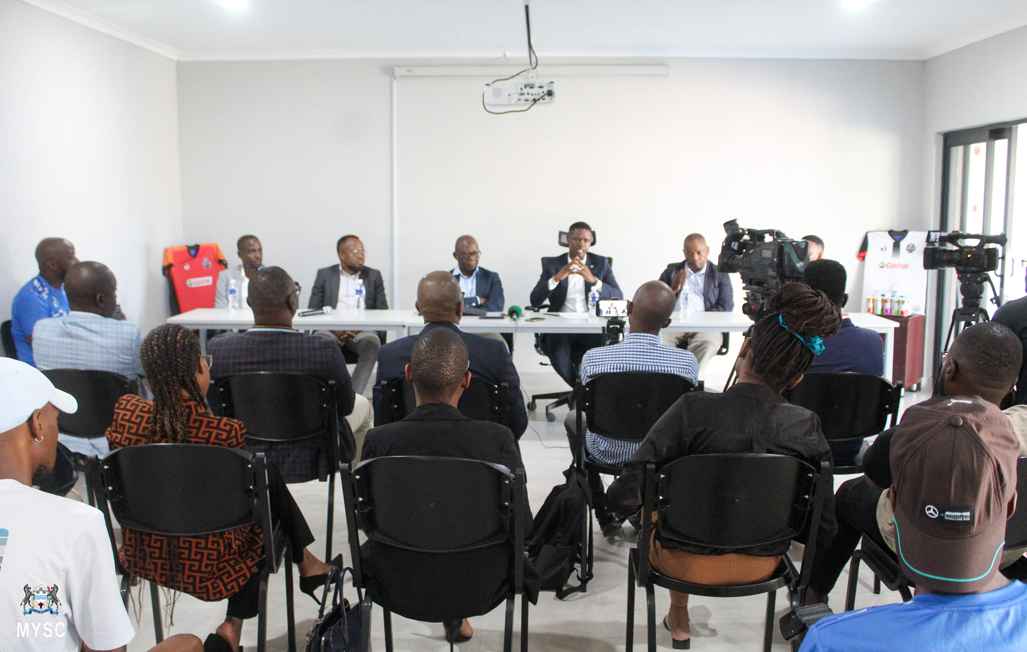 Botswana Minister Rakgare visits Dinaledi Soccer Academy