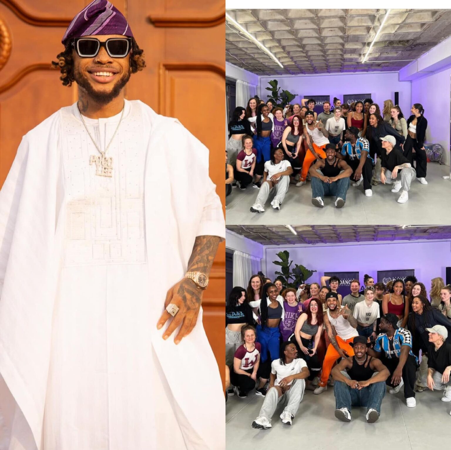 Nigerian Afro Star Poco Lee teaches dance to students in Europe - News ...
